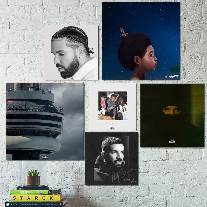 Drake At The Gates All Music Singer Star Album Cover Poster Prints Wall ...