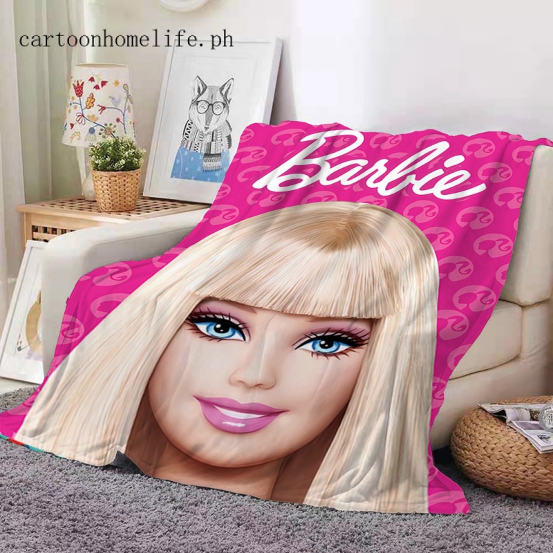 BARBIES Flannel Fleece Blankets 3D printed cartoon BARBIE MOVIE Throw ...