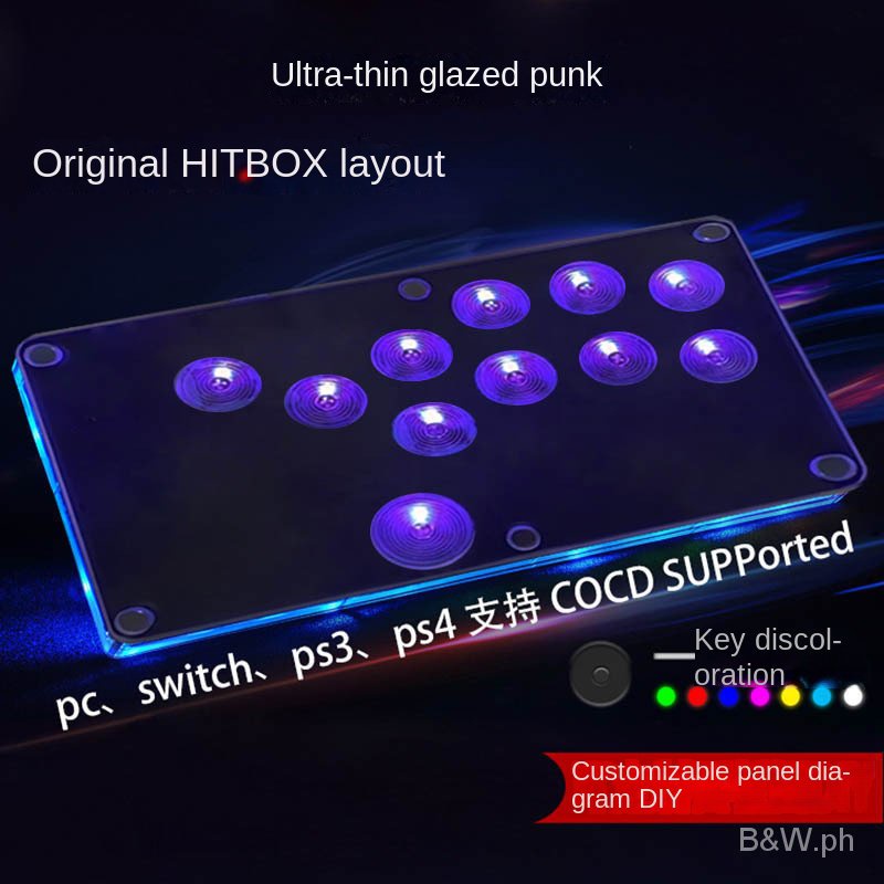 Ultrathin Hitbox Arcade Steam Fighting Game Keyboard PC PS4 Raspberry ...