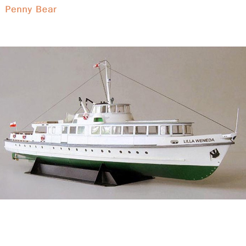 PennyBear 1:100 Poland Ferry Ship Fine 3D DIY Paper Card Model Building ...