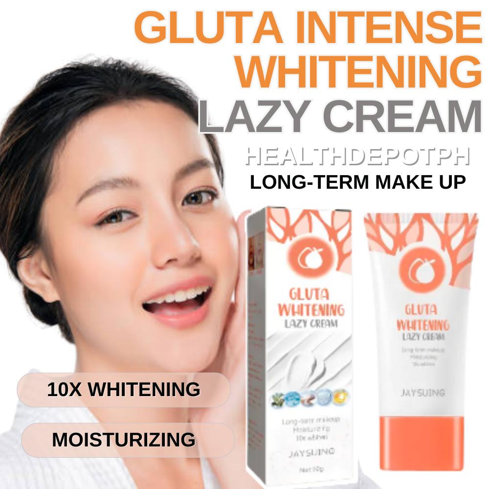 Gluta Lazy Cream Intense Whitening Facial Skin Whitening Firming ...
