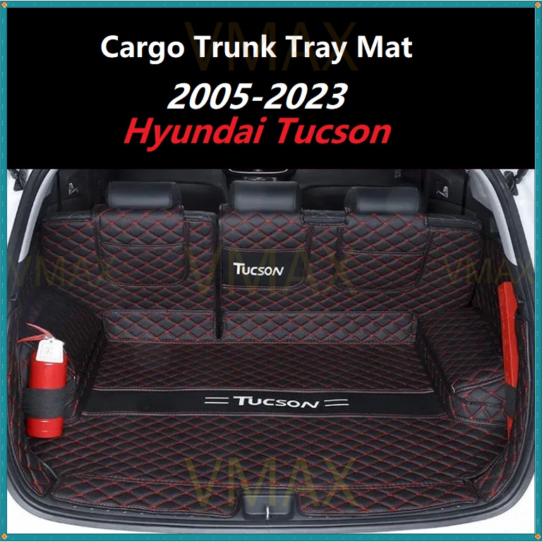 Hyundai Tucson (2005 - 2023) Cargo Trunk Tray Mat Compatible for ...