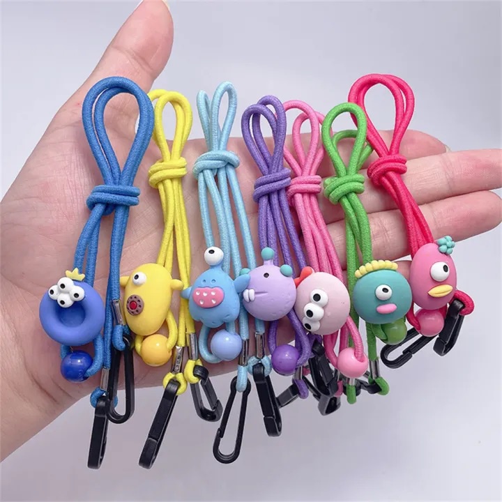 Cute Kids Mask Lanyard Plastic Clip Adjustable Mask Holder For Kids ...