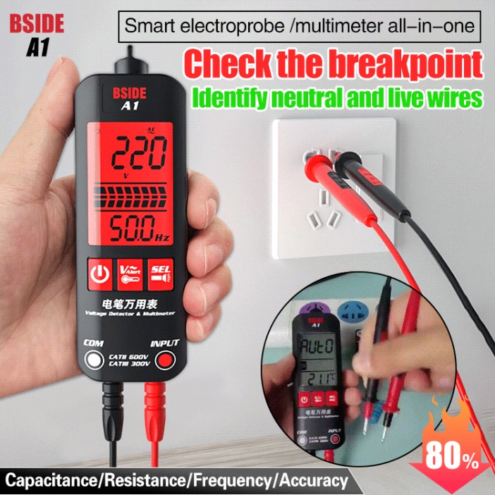 Fully automatic intelligent anti-burning digital multimeter measuring ...