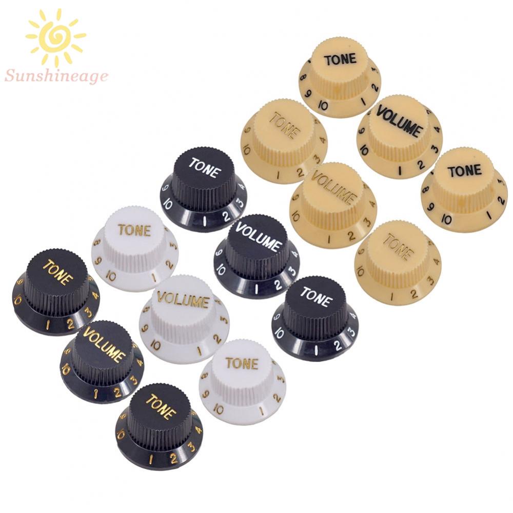 3PCS Guitars Strat Knob 1 Volume 2 Tone Control Knobs For Guitar Accessories | Shopee Philippines