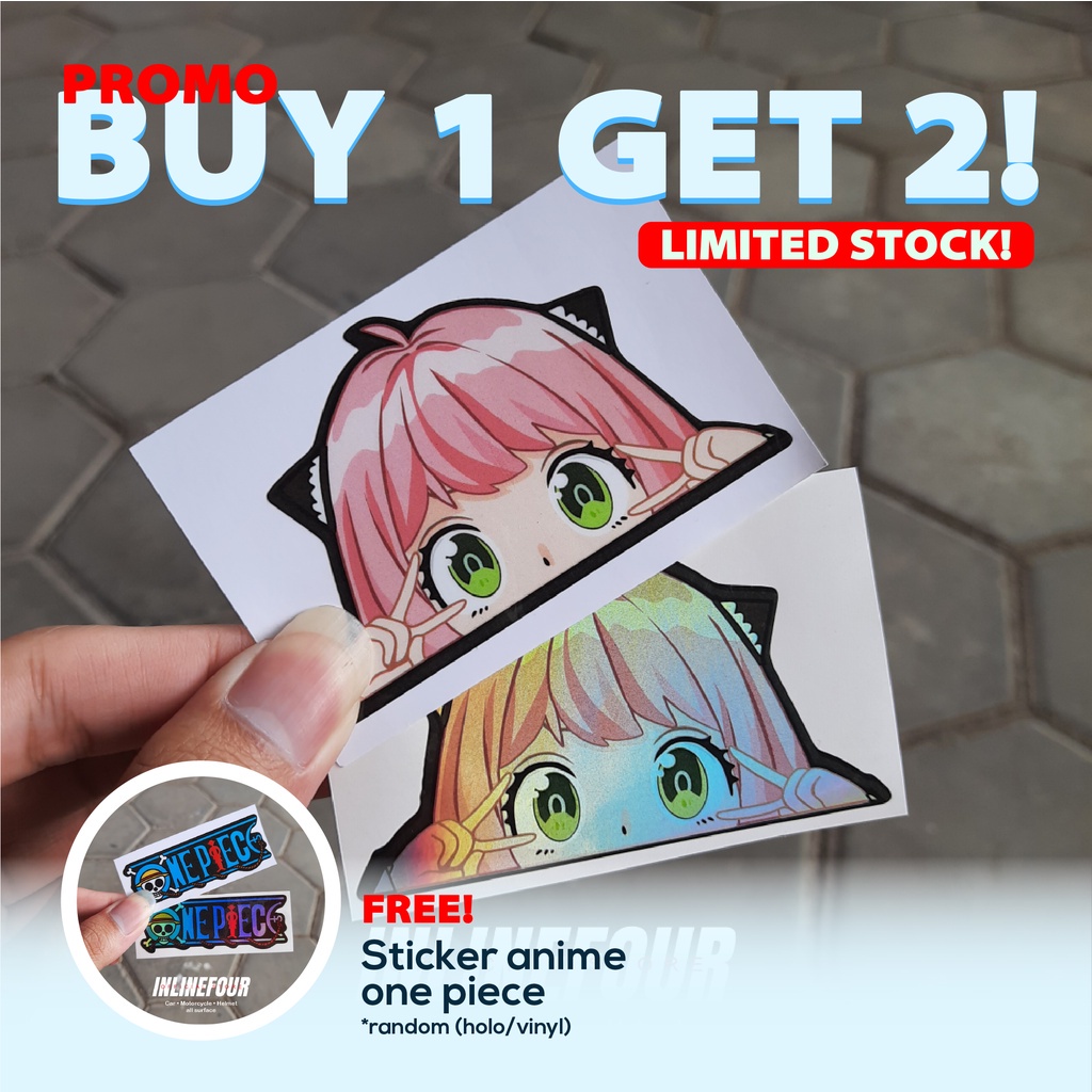 HP Hologram Sticker Anime Sticker - Anya Forger Peek - SPY x Family ...