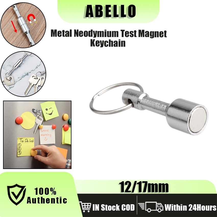 Keychain Magnet 12mm 17mm Split Ring Pocket Keyring for Jewelry Metal ...