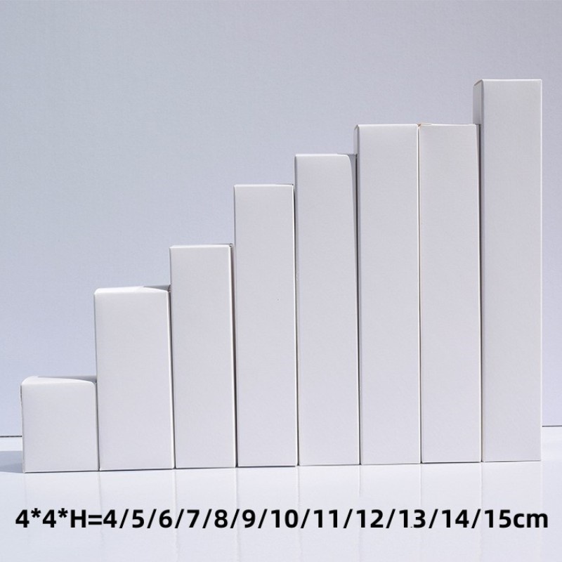 20pcs4x4x4cm-15cm universal white small gift box packaging box 350g ...