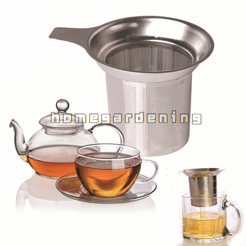 Pratical Stainless Steel Tea Strainer Mesh Infuser Basket For Mug ...