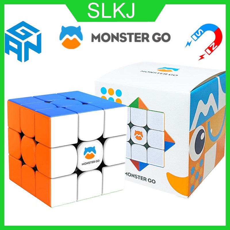 GAN MG356 M 3X3X3 Monster Go 3×3 Magnetic Magic Cube Speed Puzzle ...