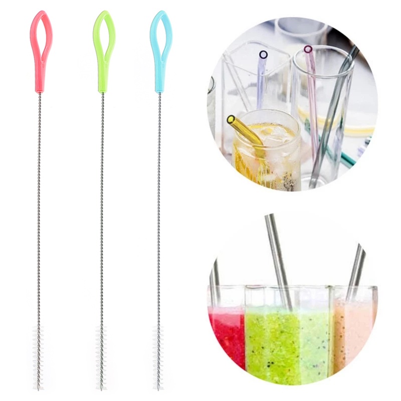 Multifunctional Stainless Steel Soft Hair Suction Glass Tube Cleaner ...