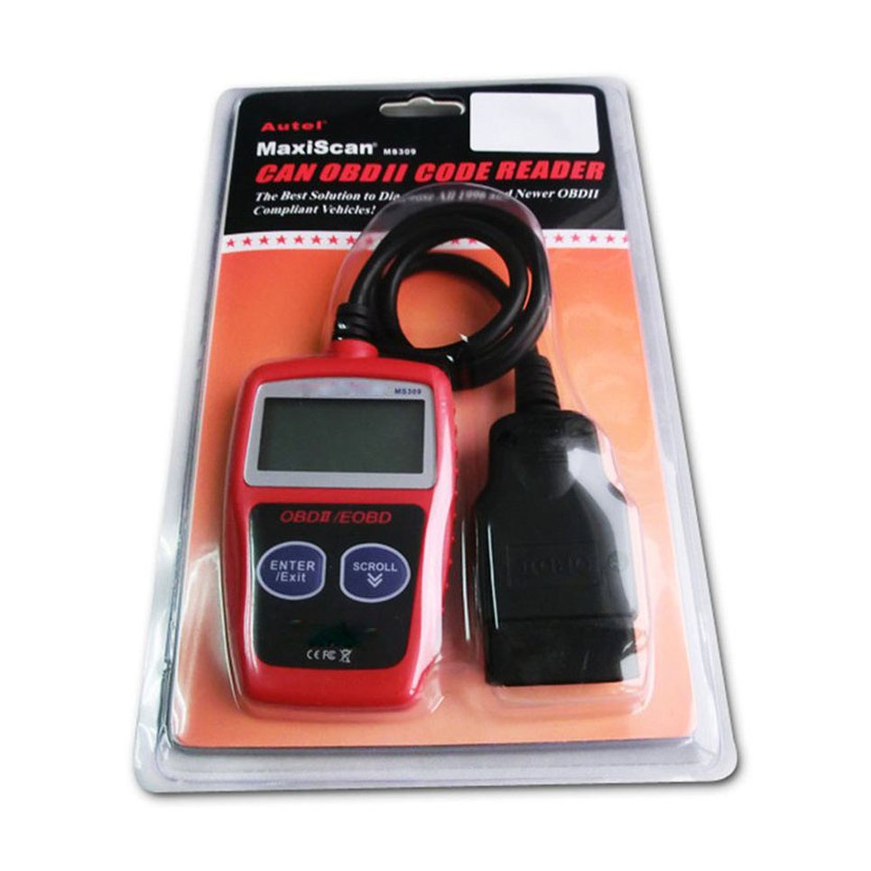 MS309 Car Code Reader CAN BUS OBD 2 OBDII Diagnostic Automotive Scanner Tools Newlife | Shopee ...