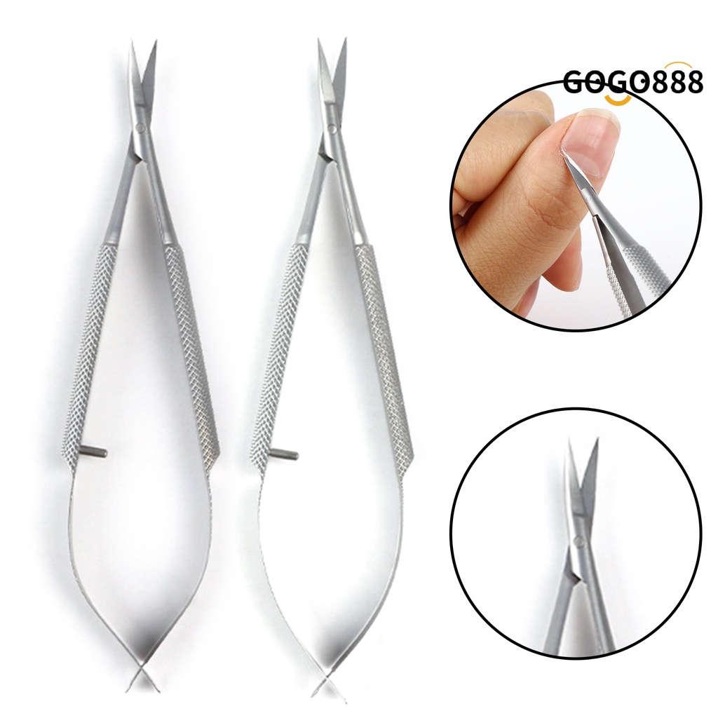 Gogobj Nail Cuticle Scissor Non-slip Anti-rust Sharp Tight Closure ...