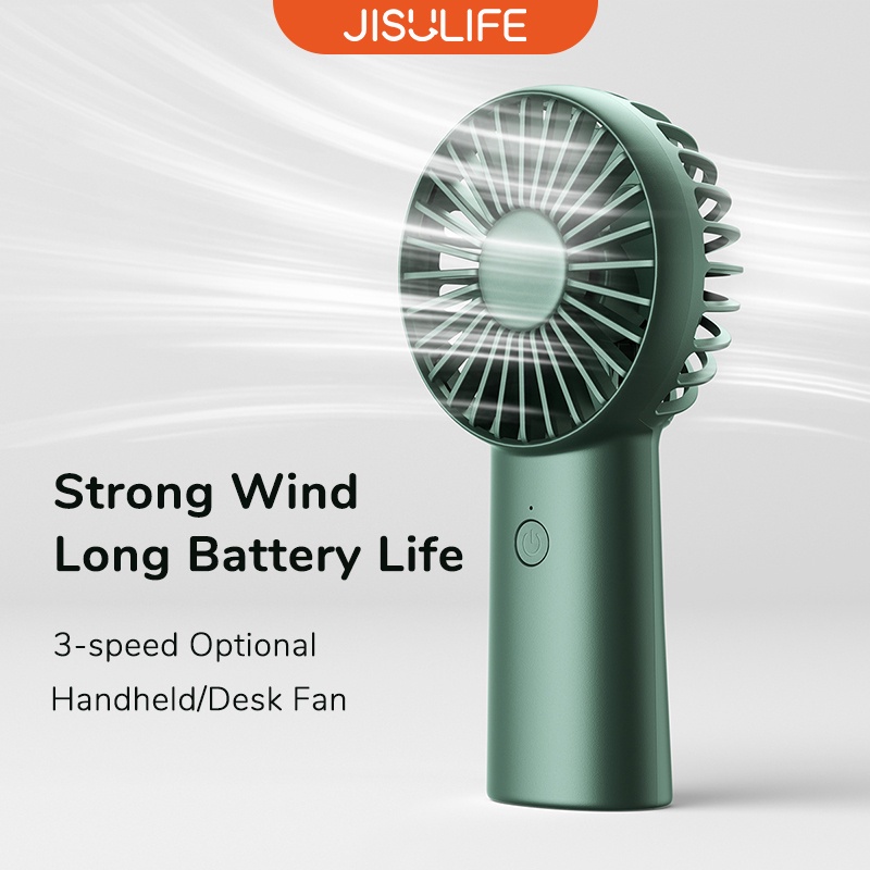 JISULIFE Mini Handheld Fan Rechargeable (4000mAh) | Shopee Philippines