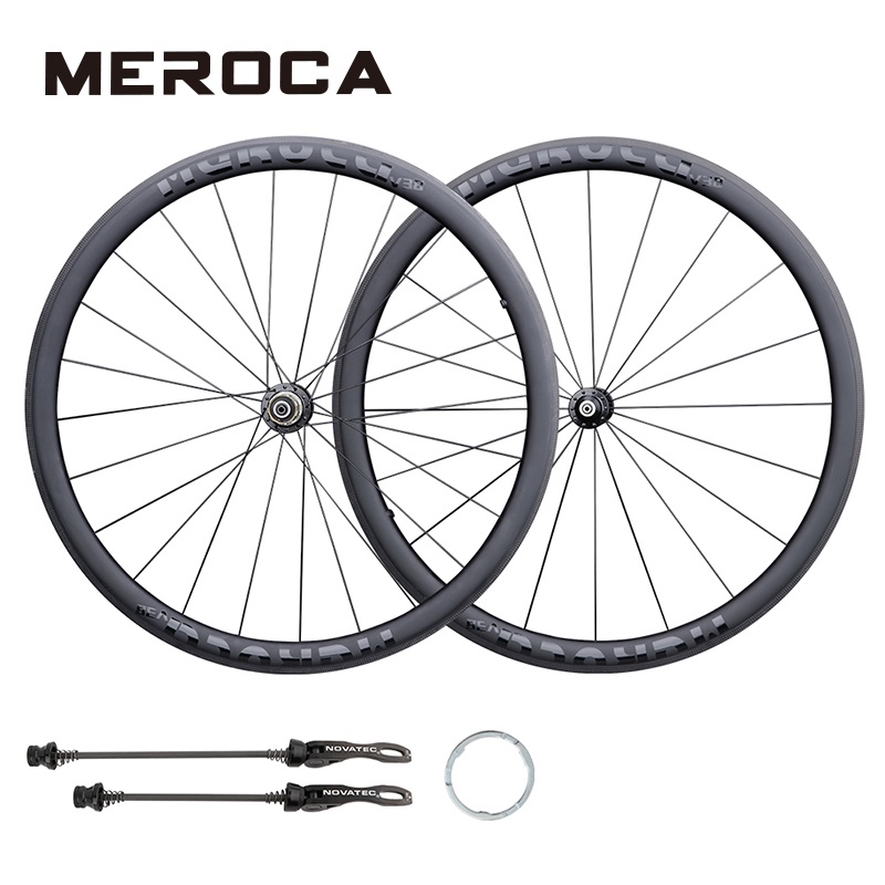 MEROCA Carbon Road Bike Wheelset 38 50mm Hub 100mm/130mm Super Light ...
