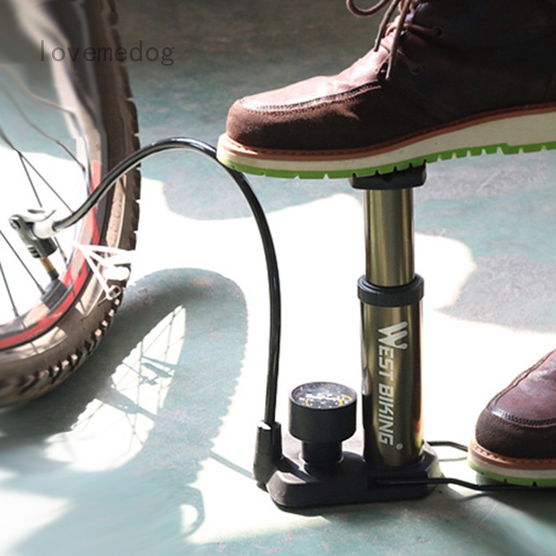 Bicycle pedal pump high pressure portable mountain bike pump | Shopee ...