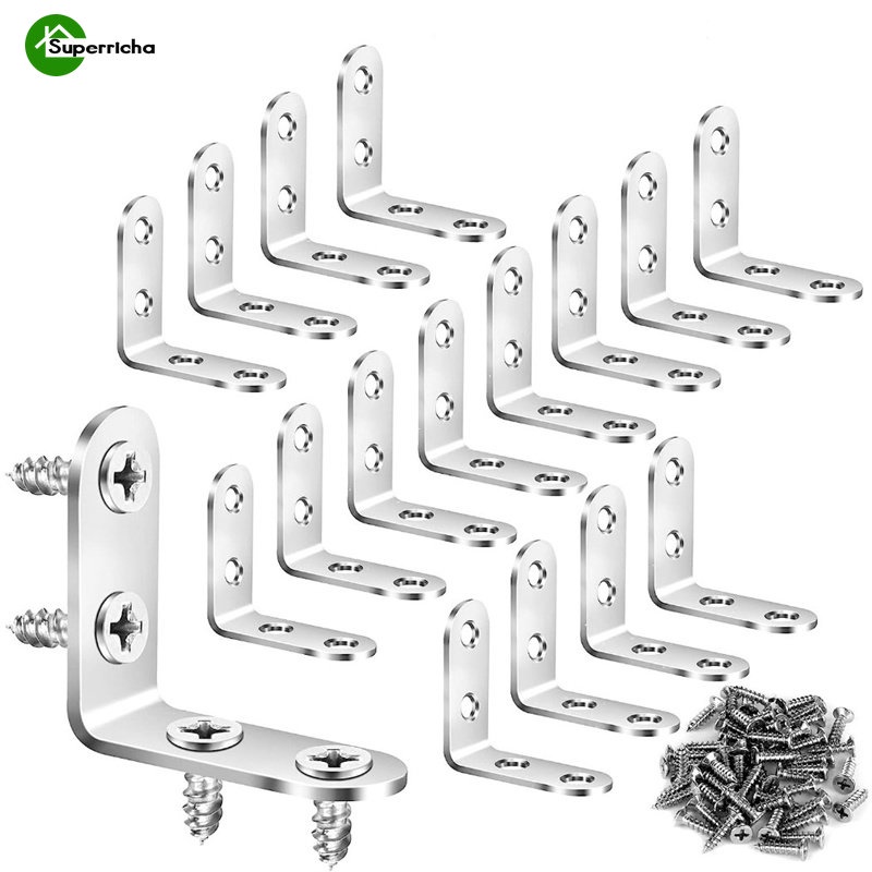 L Brackets Corner Braces /304 Stainless Steel 90 Degree Right Angle ...