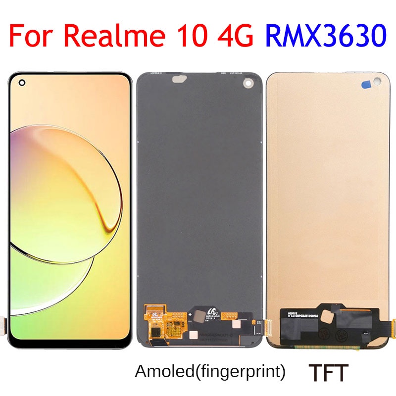 Amoled / TFT Black For OPPO Realme 10 4G RMX3630 LCD Display Touch ...