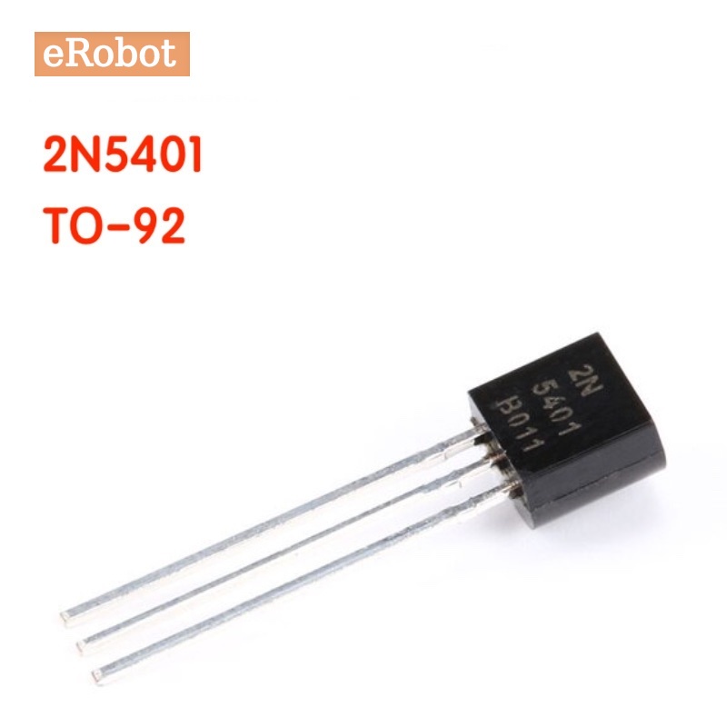 100pcs 2N5401 2N5551 TO-92 5401 5551 NPN PNP Transistor Copper Feet ...