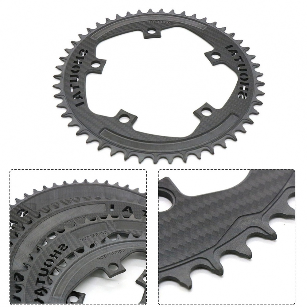 Upgrade Your Brompton Bike with Featherlight Carbon Fiber Chainring 50 ...