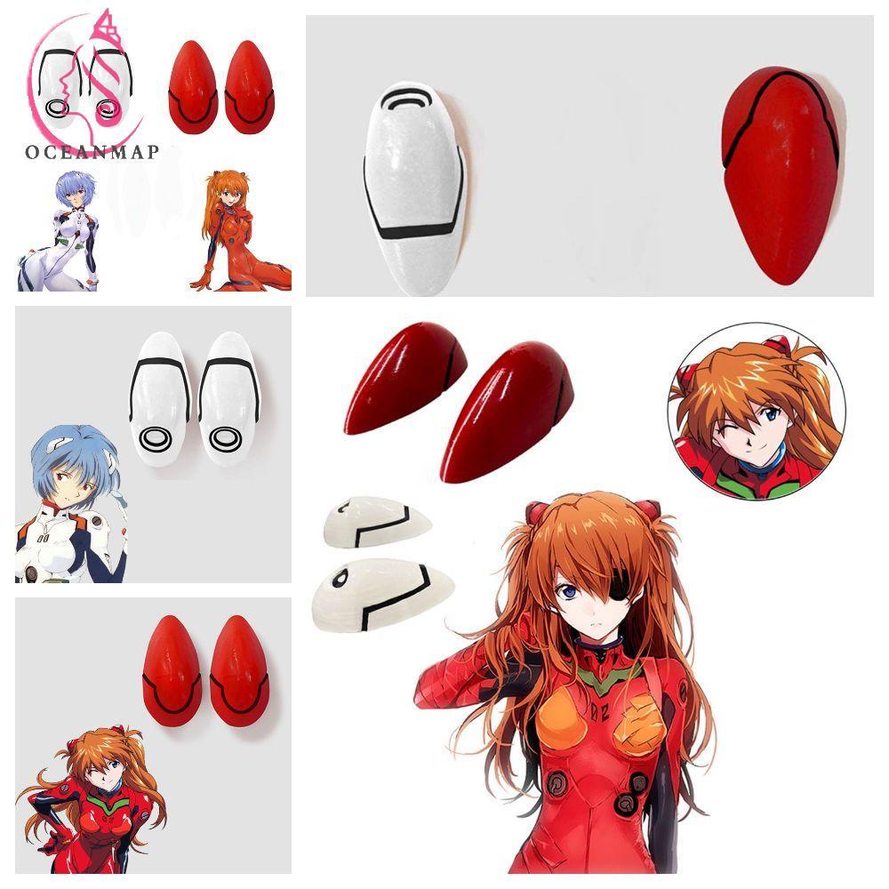 OCEANMAP Women Anime Barrettes Cute Headwear For Girls Asuka Langley ...