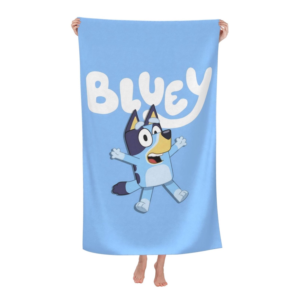 Bluey Unisex Microfiber Towels Bath Robes Bath Towels Fashion Printed ...