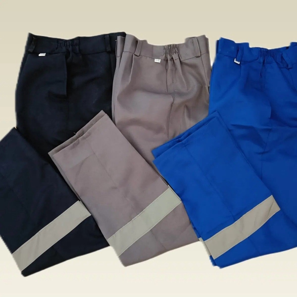 Unisex Safety Pants Reflector Work Factory Staff Durable Safe Cargo ...