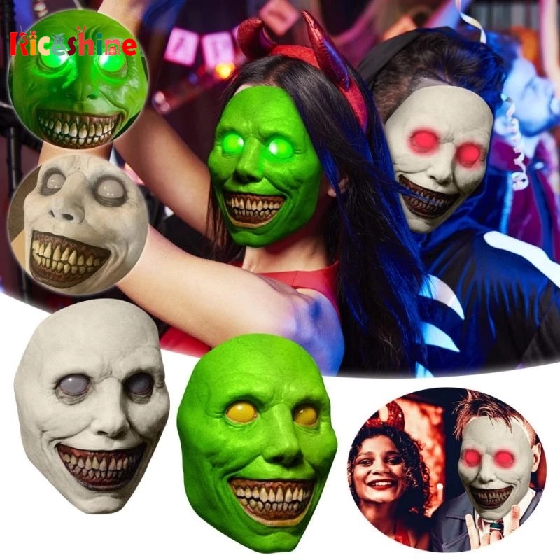 Terror Halloween Demon Smile Mask The Exorcist Cos Play Latex Mask ...