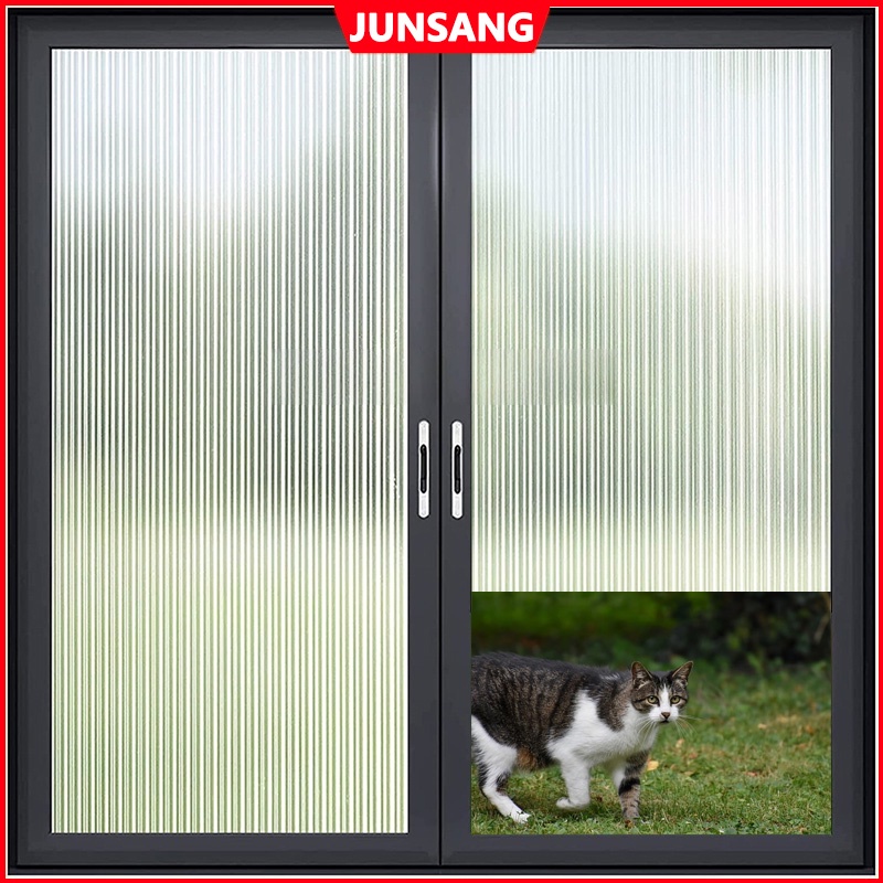 Privacy Window Sticker, Removable Rainbow Window Film, Opaque Stripe ...