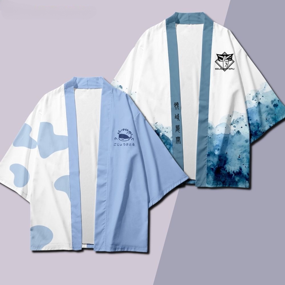 Anime Jujutsu Kaisen Gojo Satoru Ryomen Sukuna Fushiguro Megumi Cosplay ...