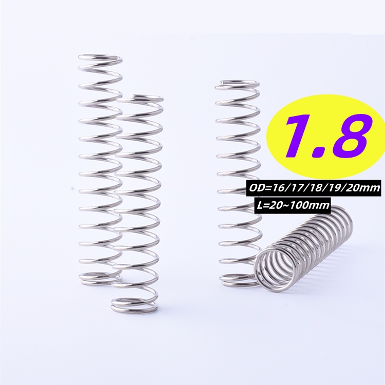 【WDY】Compression spring d1.8mmOD16-20mm springs Return spring with high ...