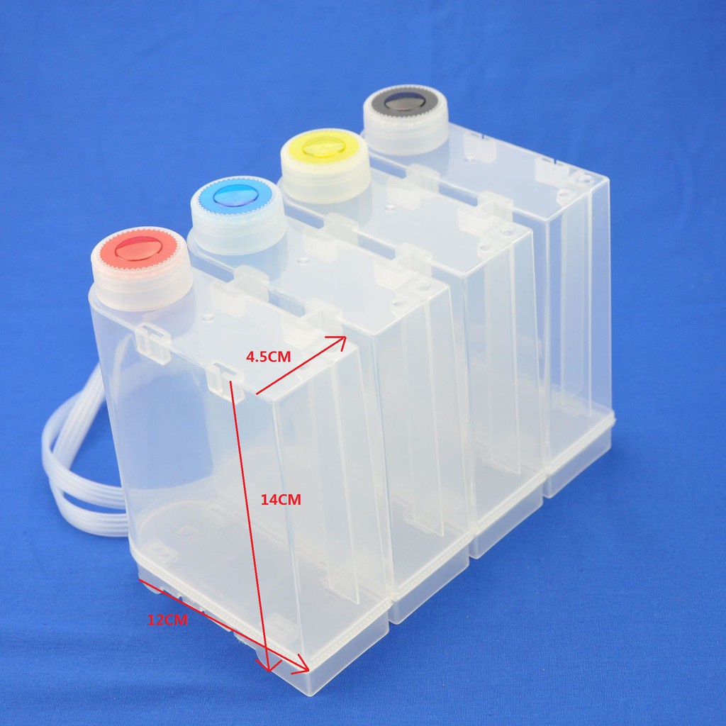 500ml CISS Continuous For Canon Epson Printer Ink Supply System Refill ...