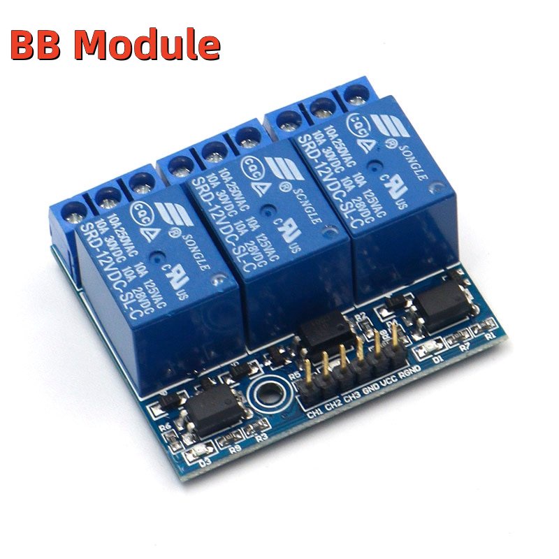 3.3V 5V 3 Channel Relay Module 5mA With Optocoupler Isolation Compatible Signal | Shopee Philippines