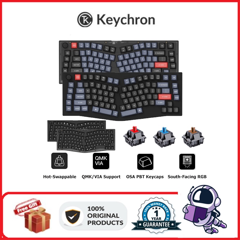 Keychron V10 Alice Layout QMK Custom Mechanical Keyboard | Shopee ...
