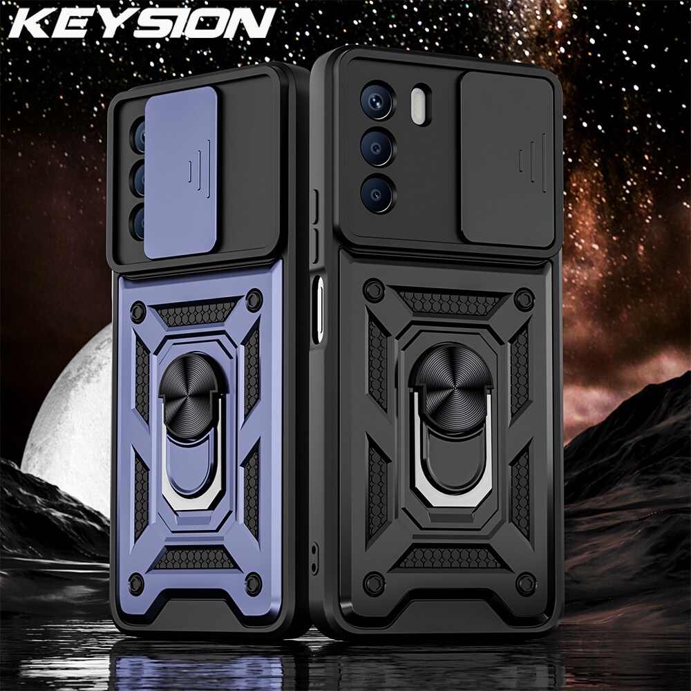 KEYSION Shockproof Case for Infinix Zero 5G 2023 Slide Camera Lens ...