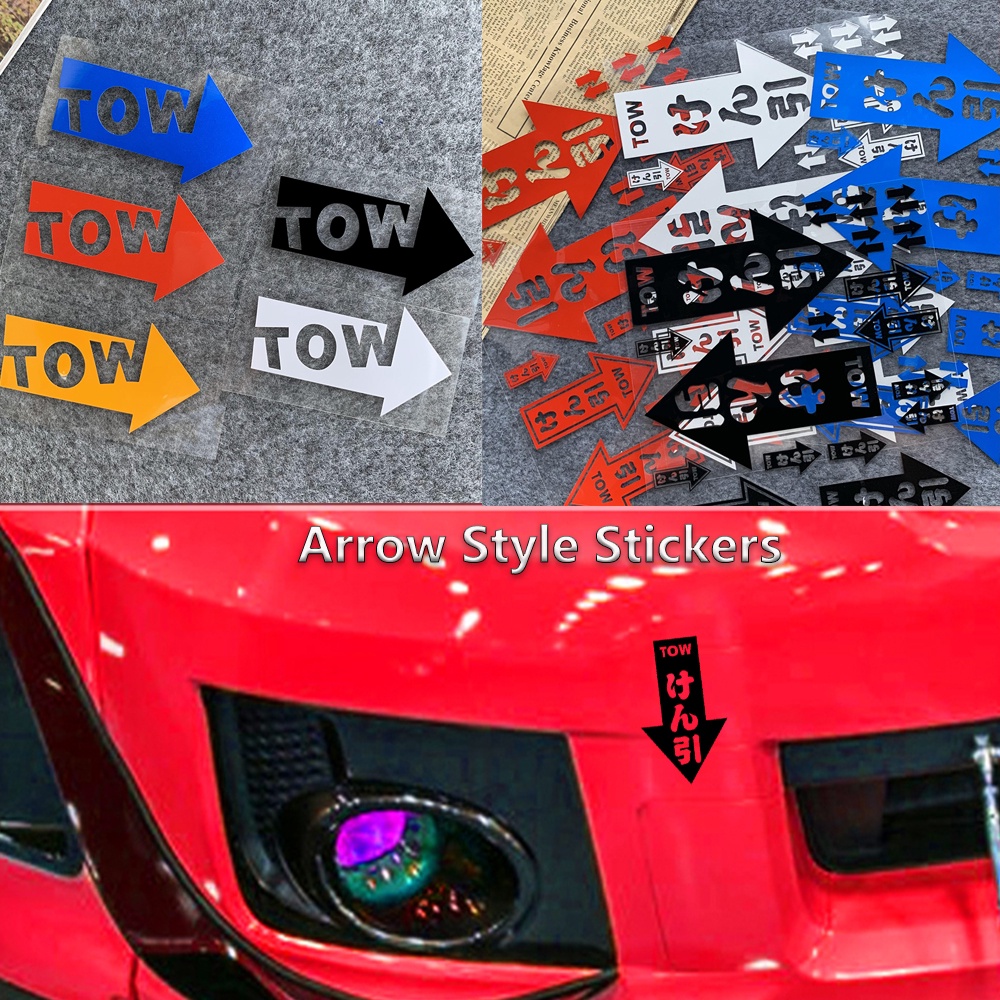 Funny Arrow Car Body Window Stickers Automotive Motorcycle Trucks ...
