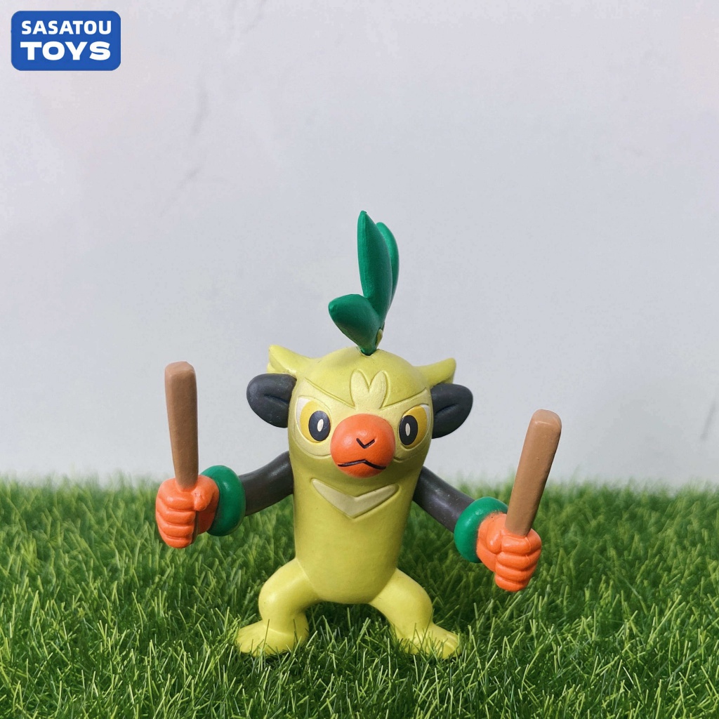 Pokemon figures Scorbunny Raboot Cinderace Grookey Thwackey Rillaboom ...