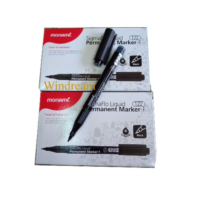 Monami SigmaFlo Liquid Permanent Marker 122 | Shopee Philippines