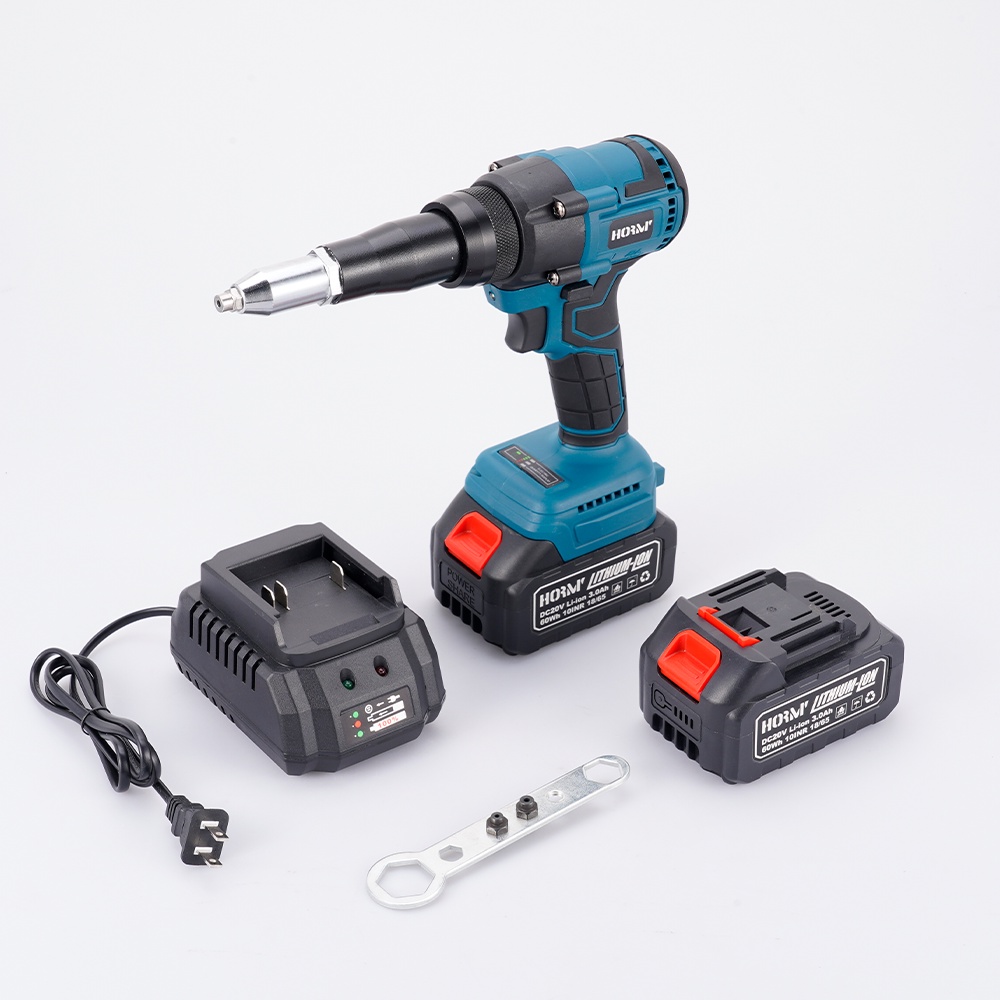 Brushless Electric Rivet Gun Rivet Nut Gun Power Cordless Rechargeable ...