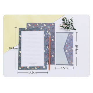 9 Pcs Creative Japanese Letter Paper Envelope Set Simple Romantic Retro ...