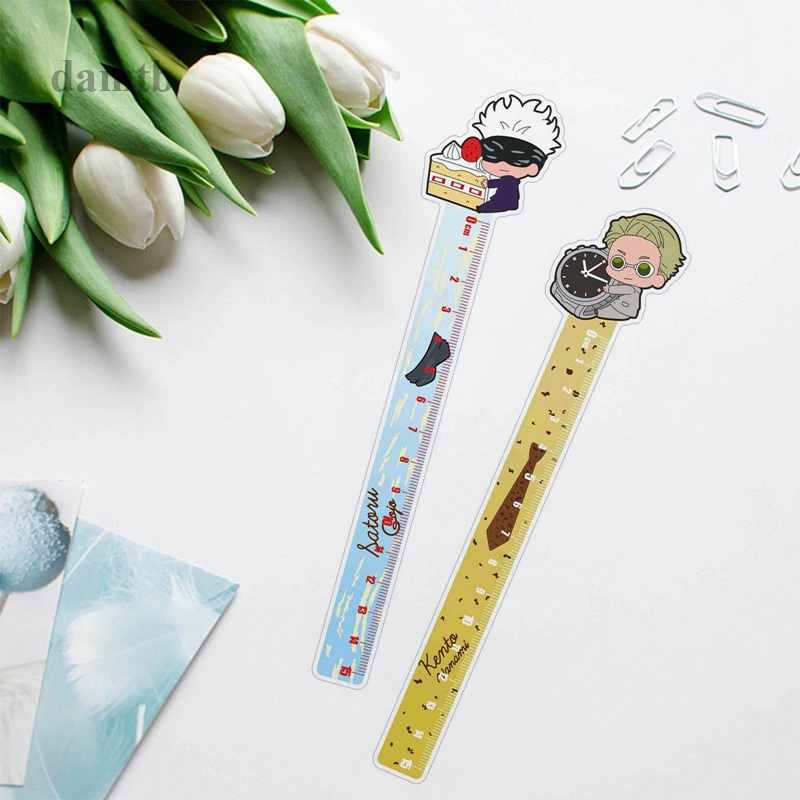 DTB Jujutsu Kaisen Itadori Yuji Gojo Satoru 20cm Anime Ruler Wavy Line ...