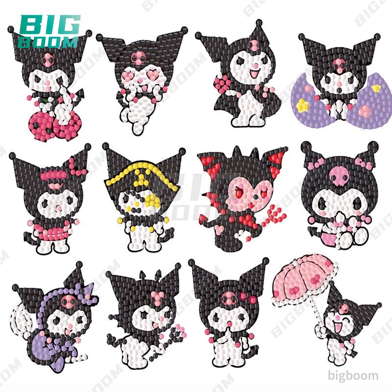 Kuromi Children diy Diamond Painting Stickers | Shopee Philippines