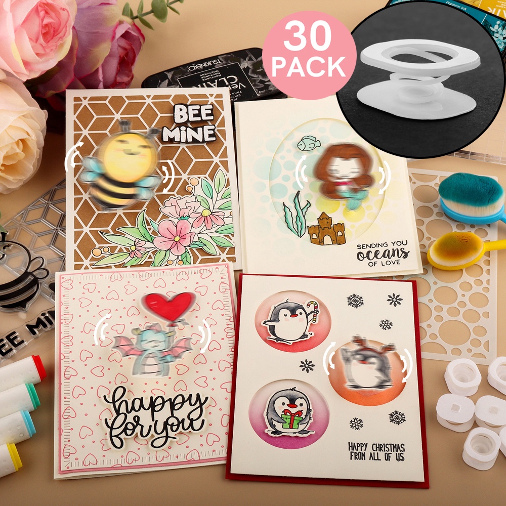 Mini Action Wobbles Self-Adhesive Springs Small Wobblers Movers for for ...