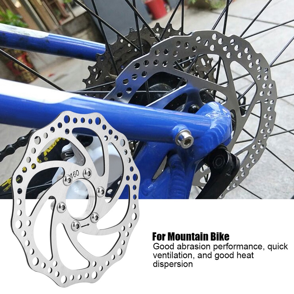 SLG Mountain Bike 160mm Threaded Hubs Brake Disc Rotor Flange Adapter ...
