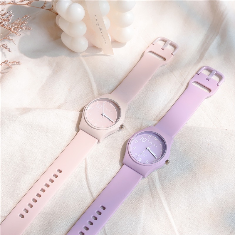 New Jelly Macaron Series Watches Women Korean Style Fashion Elegant ...