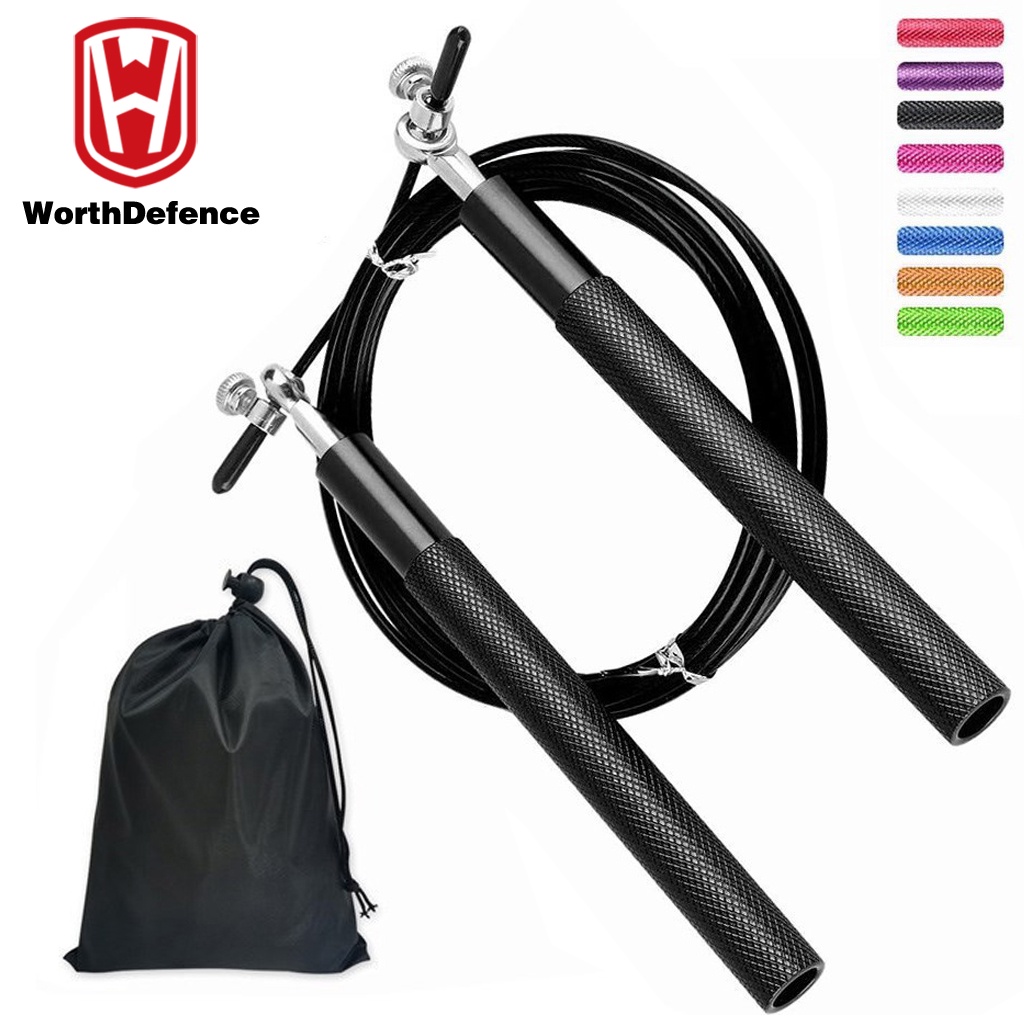 WorthDenfence Crossfit Jump Rope Professional Speed Bearing Skipping ...
