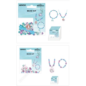 MINISO Disney The Little Mermaid Collection Necklace Kit (2 Assorted ...
