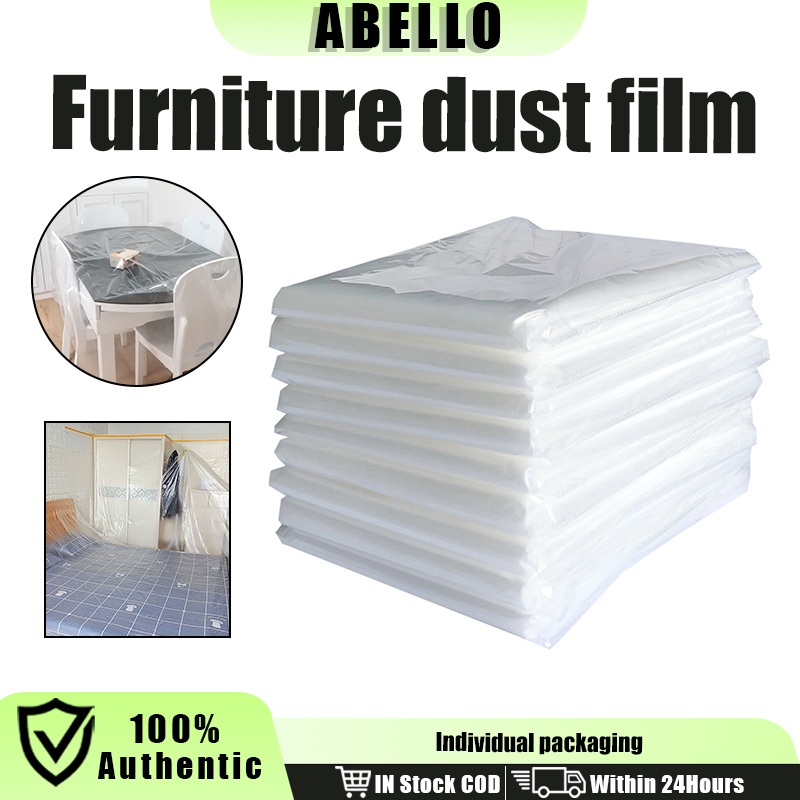 Car Dust Proof Cover Plastic Waterproof Furniture Dust Cover Beds Sofa ...