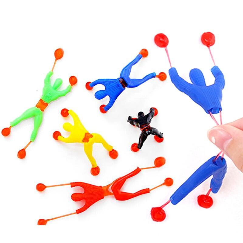 Stretchy Sticky Spider Climbing Wall Climber Man Turn Somersault Party ...