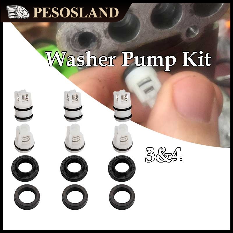 Water Seal Oil Check Valve Repair Kit Car Washer Pump Head Accessory ...